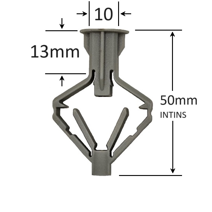 Diblu Rigips din Plastic 10G - 100buc/cutie